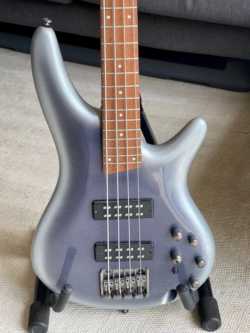 Ibanez SR300E-MGB Electric Bass Guitar, Midnight Gray Burst, Hobbies ...