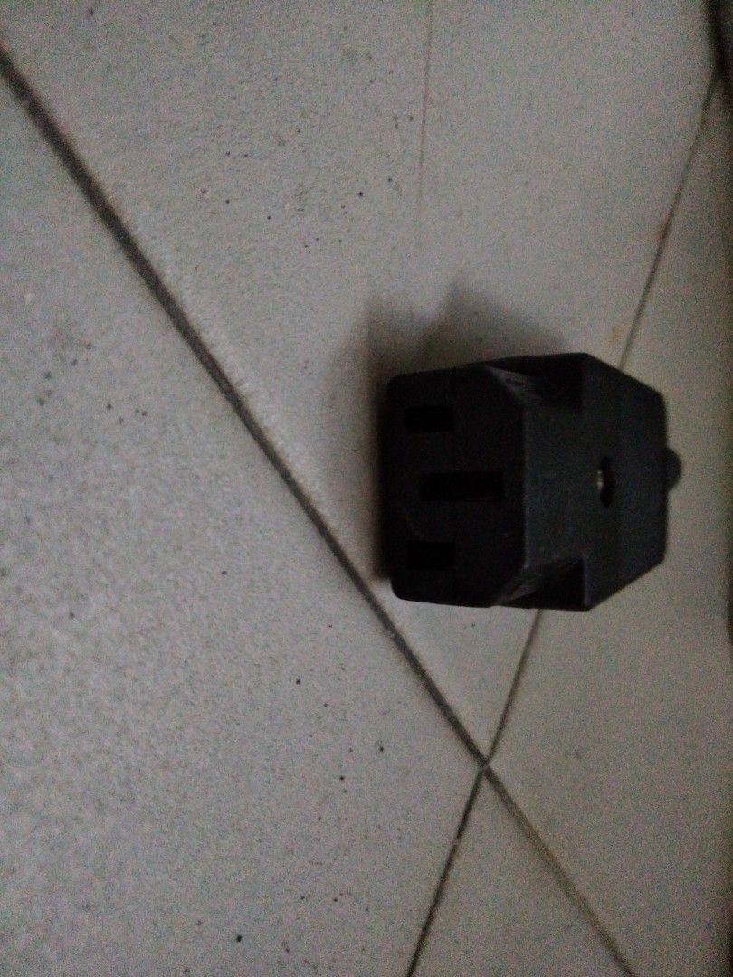 IEC socket ON / OFF button, holder plug and 3pin plug., TV & Home ...