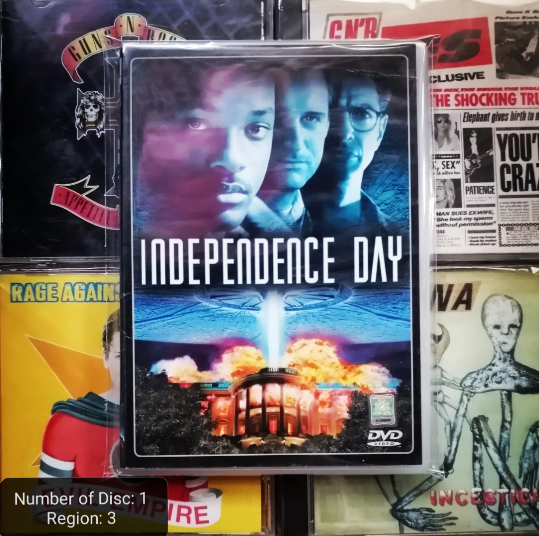 Independence Day DVD Movie Original DVD Movies DVDs Movie For Sale ...