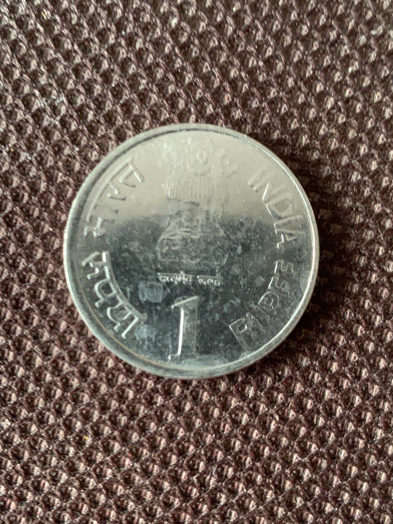 India 2010 1rupee used coin, Hobbies & Toys, Memorabilia & Collectibles ...