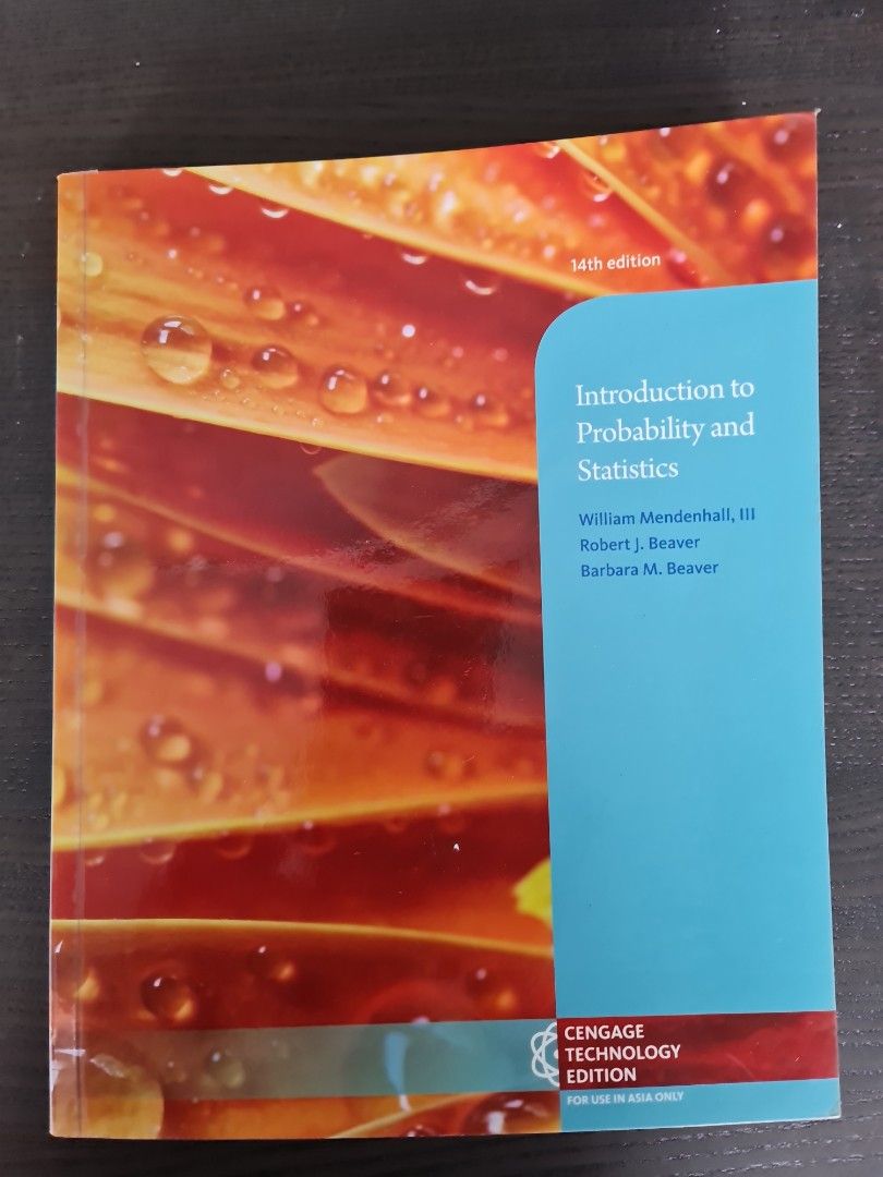 Introduction to Probability and Statistics, 14th Ed, Mendenhall, Beaver ...