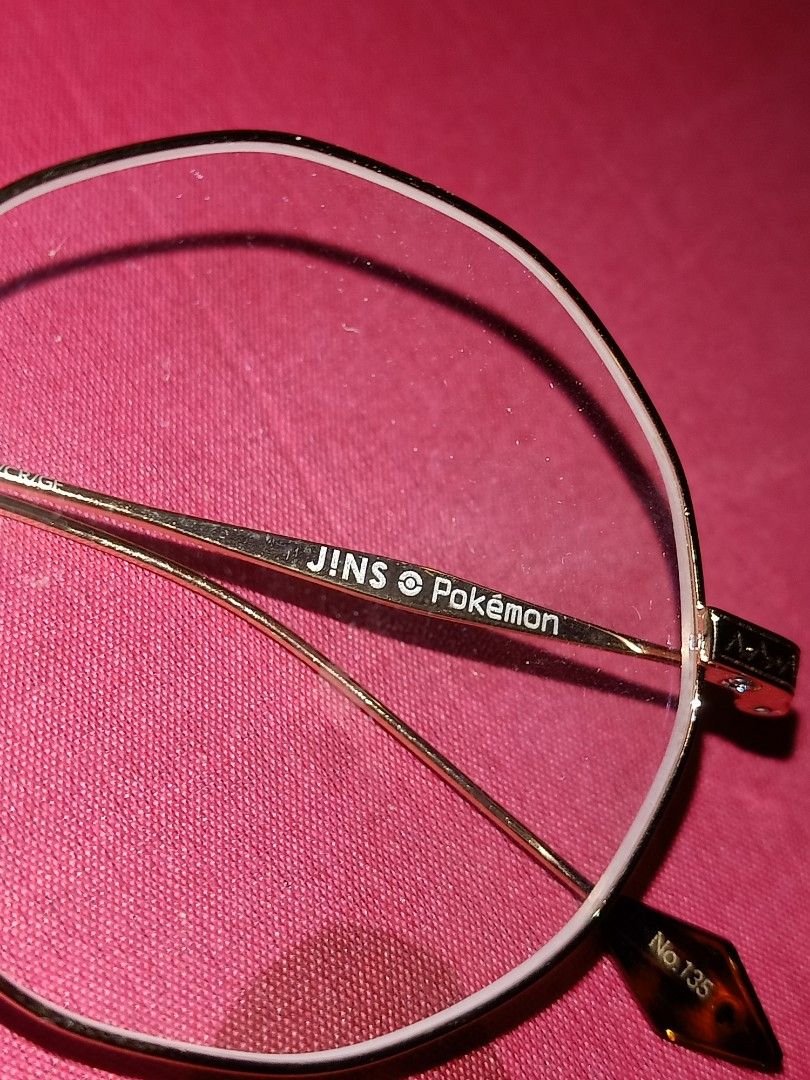 JINS Pokemon eyeglases, Men's Fashion, Watches & Accessories, Sunglasses & Eyewear on Carousell