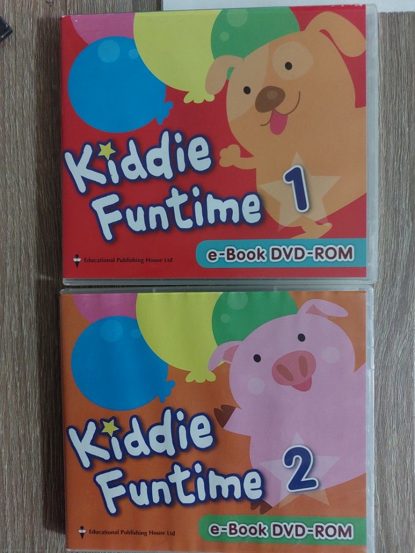 Kiddie Funtime DVD e-book, 興趣及遊戲, 書本 & 文具, 小朋友書 - Carousell
