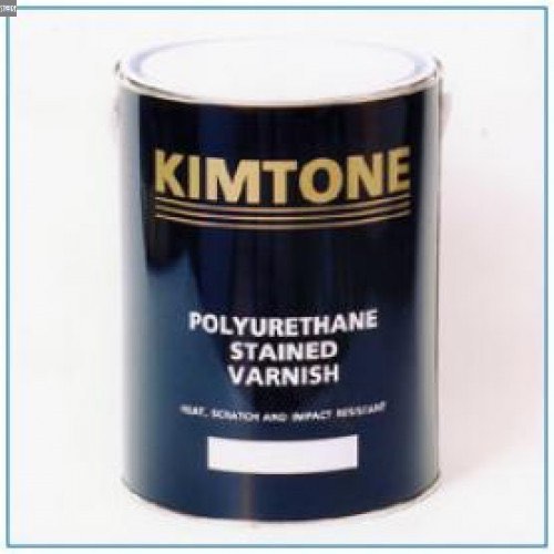 KIMTONE Polyurethane Stained Wood Varnish 300ml 9218 Clear Satin Heat ...