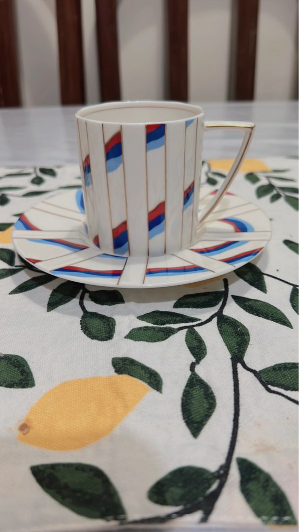 Lanvin Paris by Sango Japan espresso cup and saucer, Furniture & Home ...