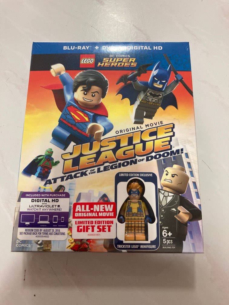 Lego DC Bluray Justice League: Attack of the Legion of Doom with ...