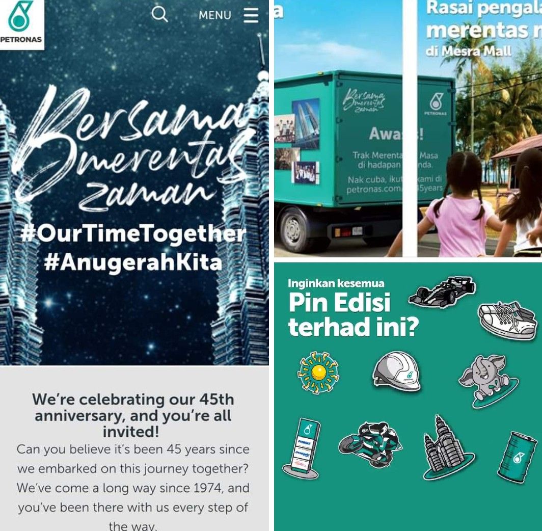 Limited Edition Petronas 45th Years Anniversary Enamel Pin, Hobbies ...