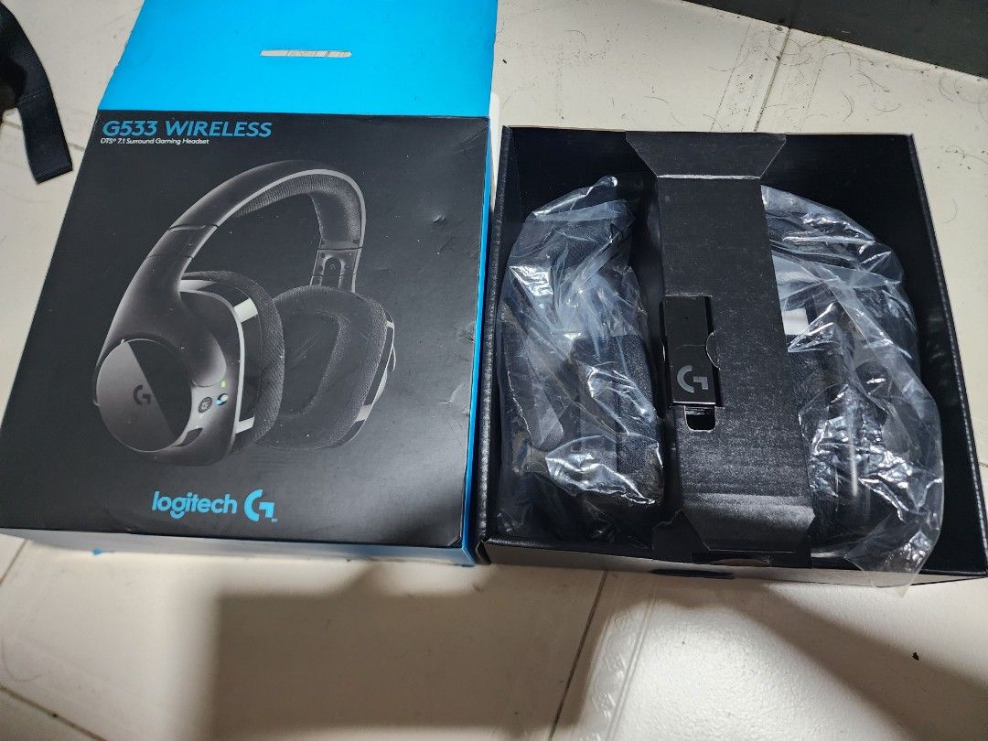 Logitech G533 Wireless gaming headset headphones, Audio, Headphones ...