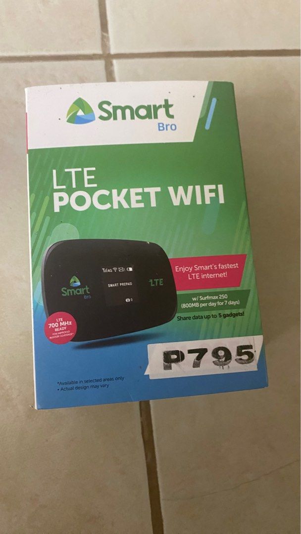 LTE Smart Bro Pocket Wifi, TV & Home Appliances, TV & Entertainment, TV ...