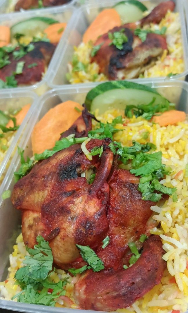 Mandi rice with chicken, Food & Drinks, Homemade Bakes on Carousell