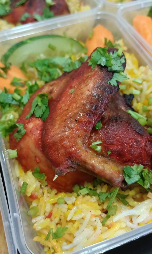Mandi rice with chicken, Food & Drinks, Rice & Noodles on Carousell