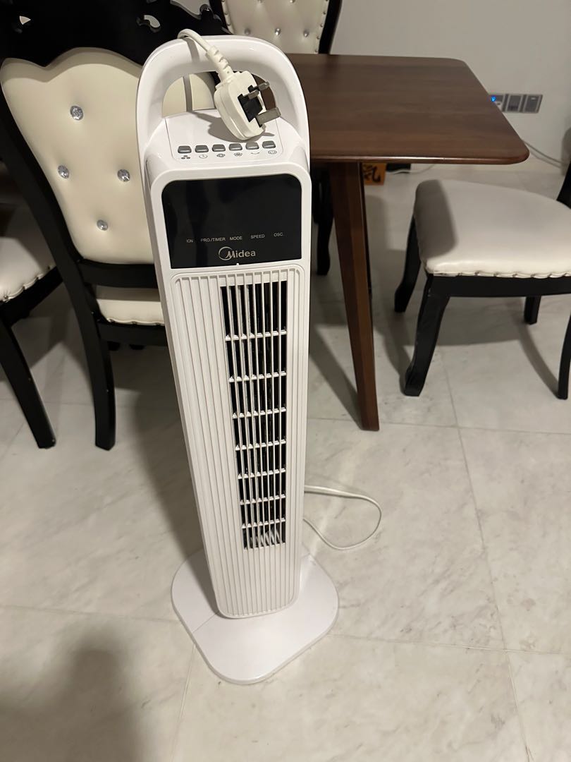 Midea Tower Fan with remote, Furniture & Home Living, Lighting & Fans ...