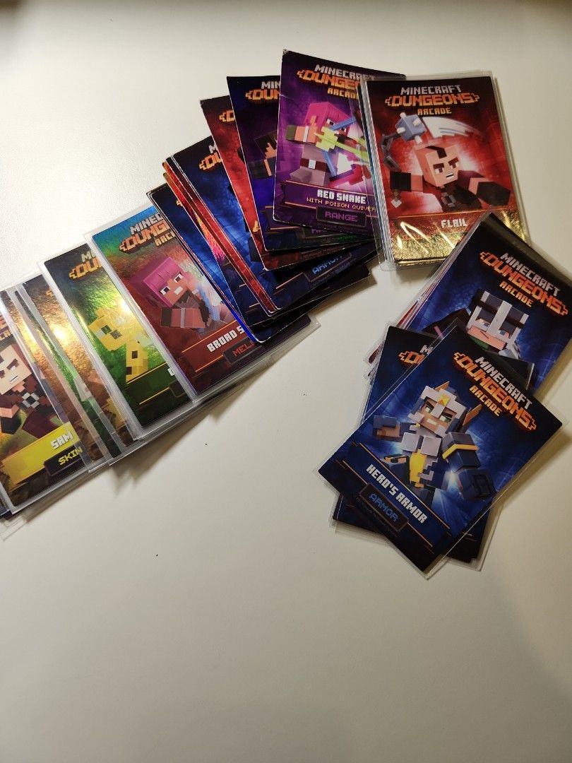 Minecraft Dungeons Arcade Cards-$2 each, Hobbies & Toys, Toys & Games ...