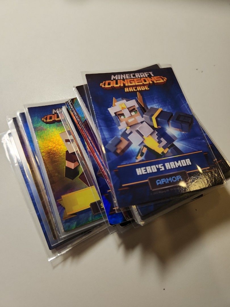 Minecraft Dungeons Arcade Cards-$2 each, Hobbies & Toys, Toys & Games ...
