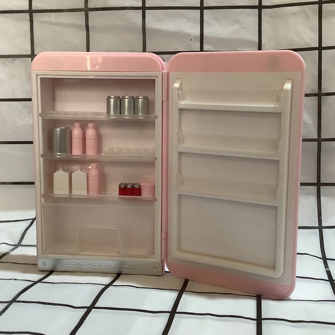 Mini Fridge Toy (Peripera) with Unused Stickers, Miniature Fridge with ...