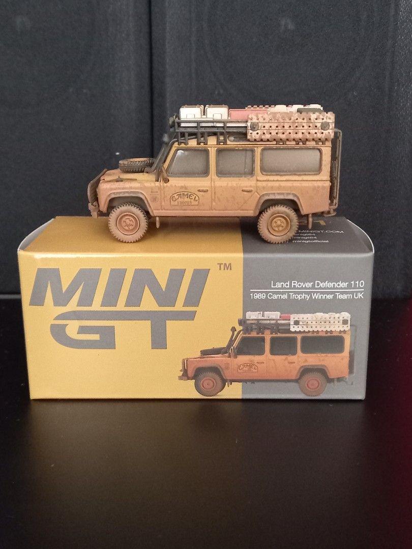 Mini GT Land Rover Defender 110 (1989 Camel Trophy Winner Team UK ...