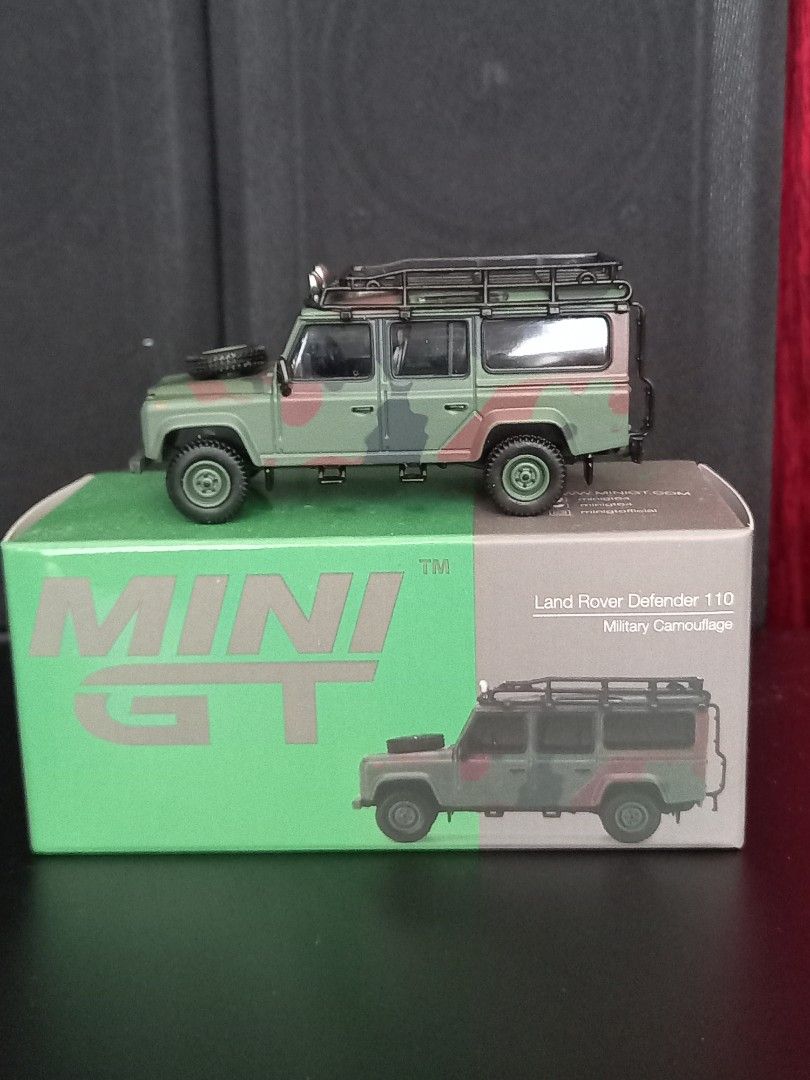 Mini GT Land Rover Defender 110 (Military Camouflage), Hobbies & Toys ...