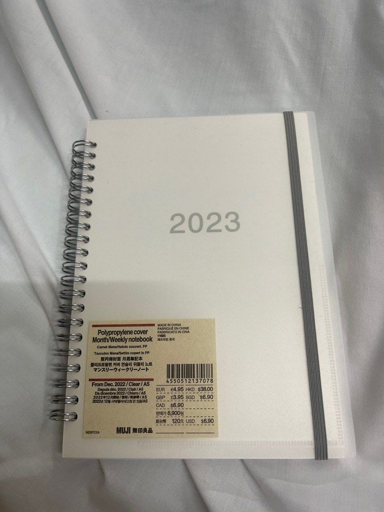 Muji 2023 Planner, Hobbies & Toys, Stationary & Craft, Stationery ...
