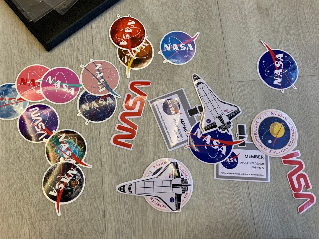 NASA stickers (CNY clearance sales), Hobbies & Toys, Stationery & Craft ...