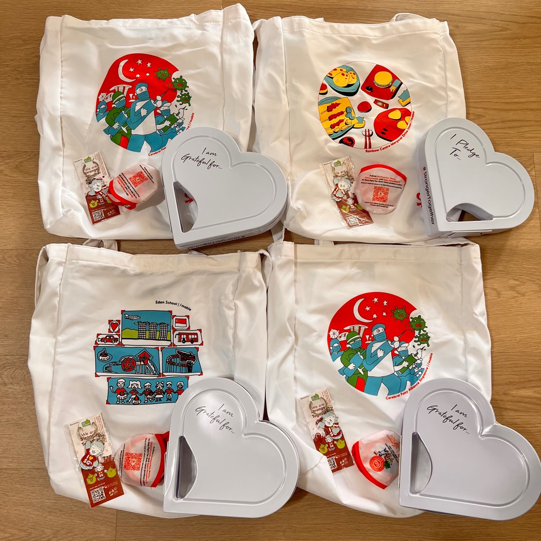 NDP 2022 Tote Bag - 4 sets, Women's Fashion, Bags & Wallets, Tote Bags ...