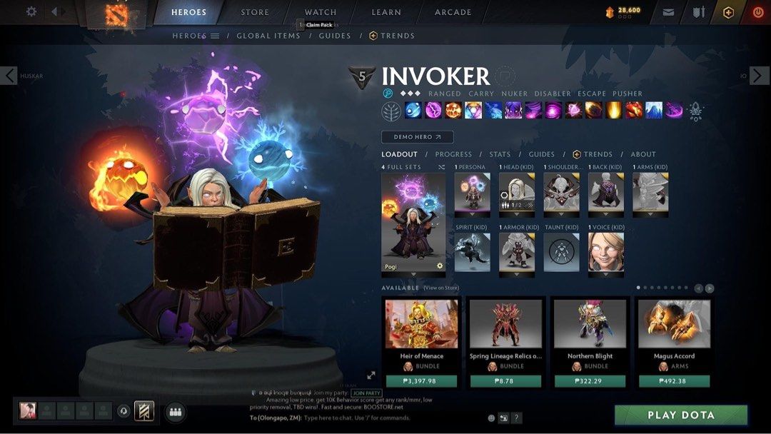 Nemestice & Ti11 Prestige Items | Dota 2 Account, Video Gaming, Gaming ...