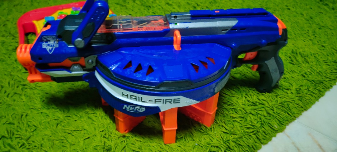 Nerf N Strike Hail Fire, Hobbies & Toys, Toys & Games on Carousell