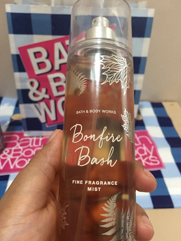 NEW! US Bath & Body Works BONFIRE BASH Fine Fragrance Mist 236 mL / 8 ...