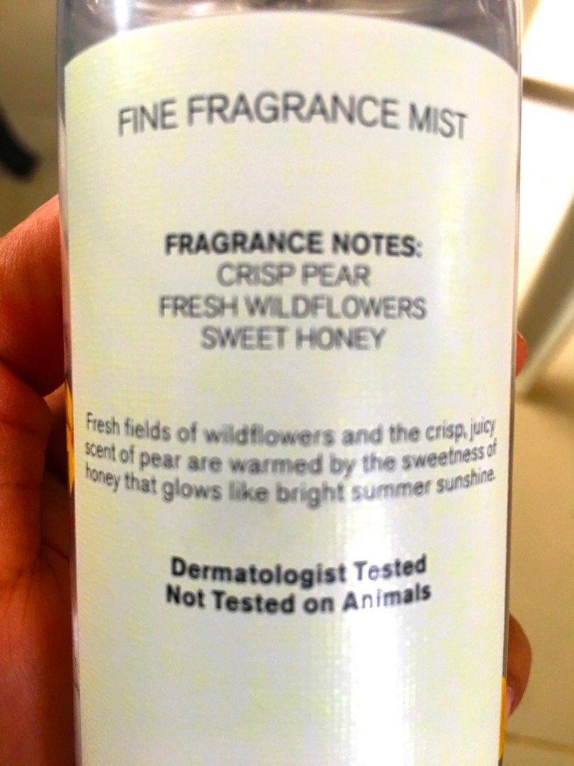 New Us Bath And Body Works Honey Wildflower Fine Fragrance Mist 8fl Oz