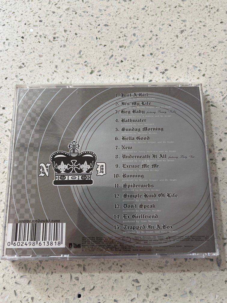 No Doubt Greatest Hits CD, Hobbies & Toys, Music & Media, CDs & DVDs on ...