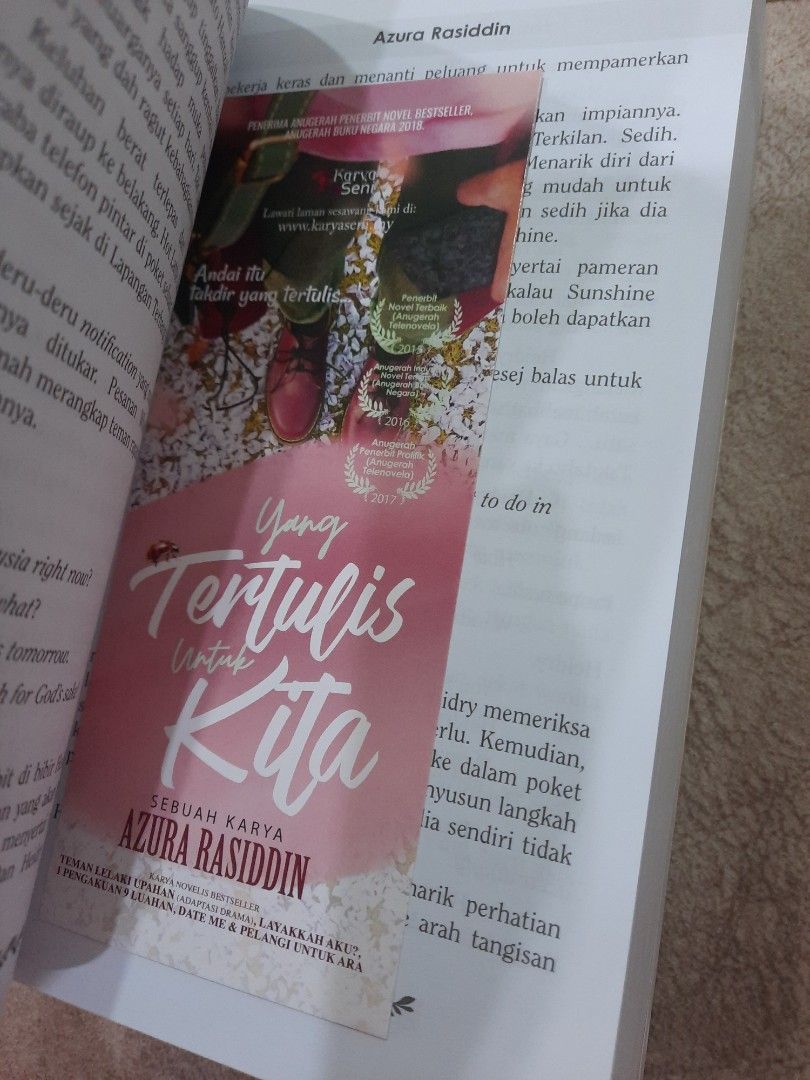 [novel Melayu] Yang Tertulis Untuk Kita By Azura Rasiddin Malay Novel