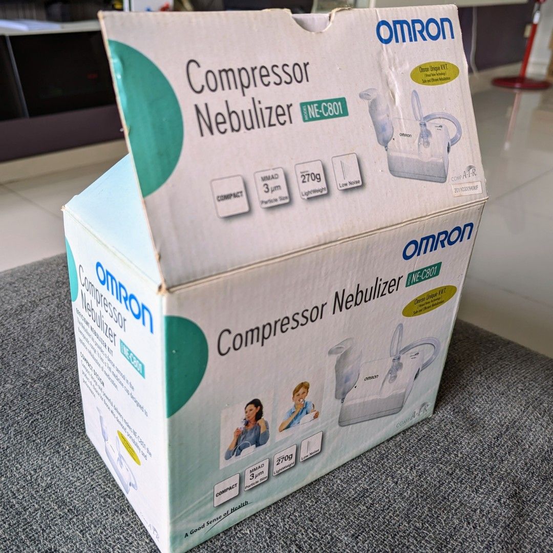 Omron CompAir NE-C801 Nebulizer System, Health & Nutrition, Medical ...