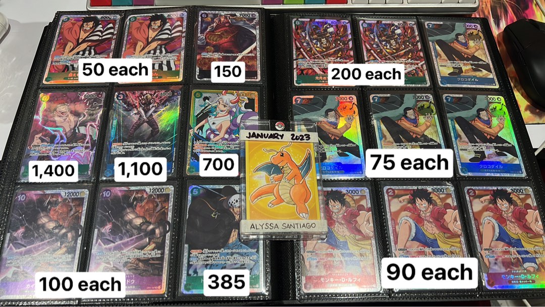 One Piece TCG OP-01 Ramance Dawn & OP-02 Paramount War, Hobbies & Toys ...
