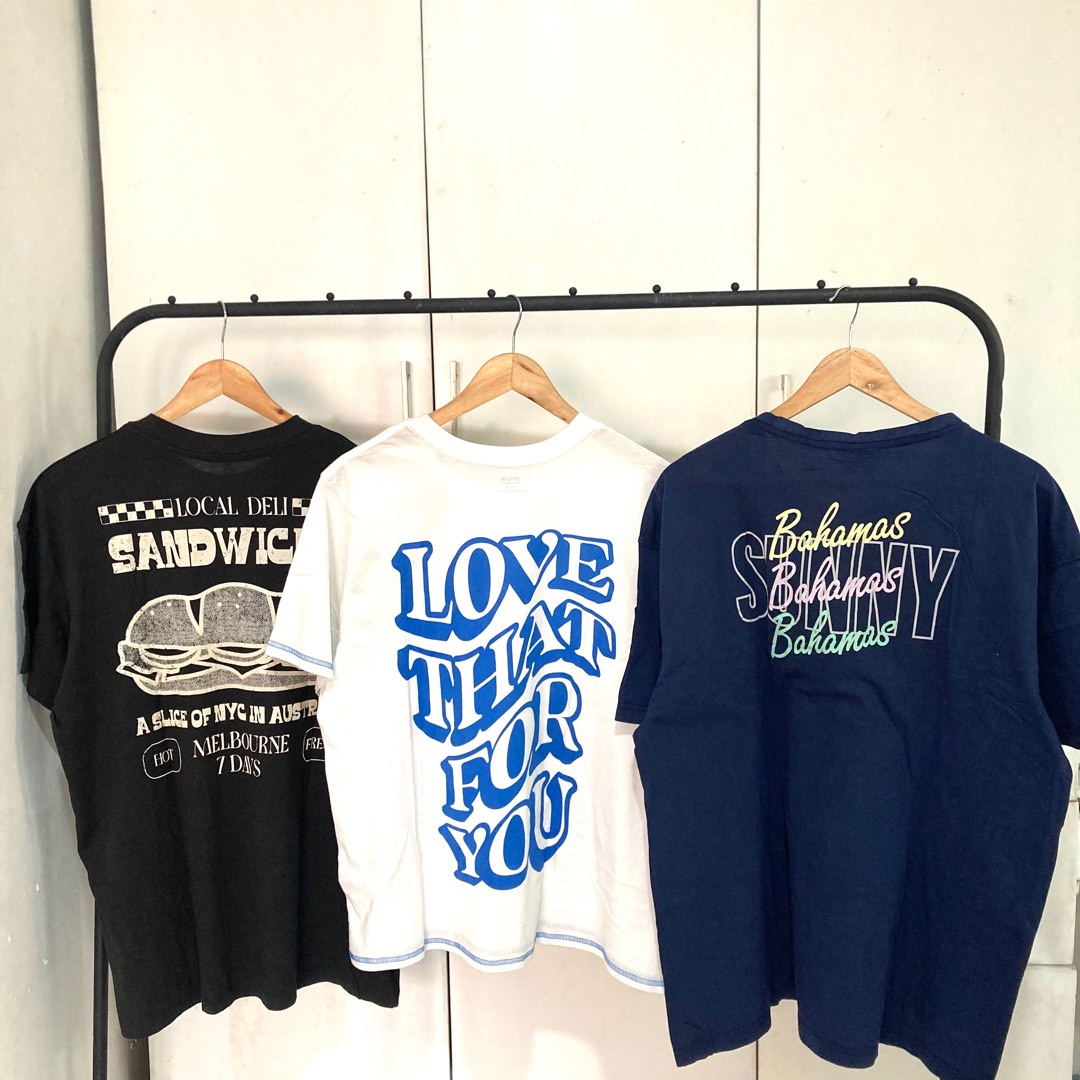 Oversized Backprint Shirts - Cotton On, Men's Fashion, Tops & Sets ...