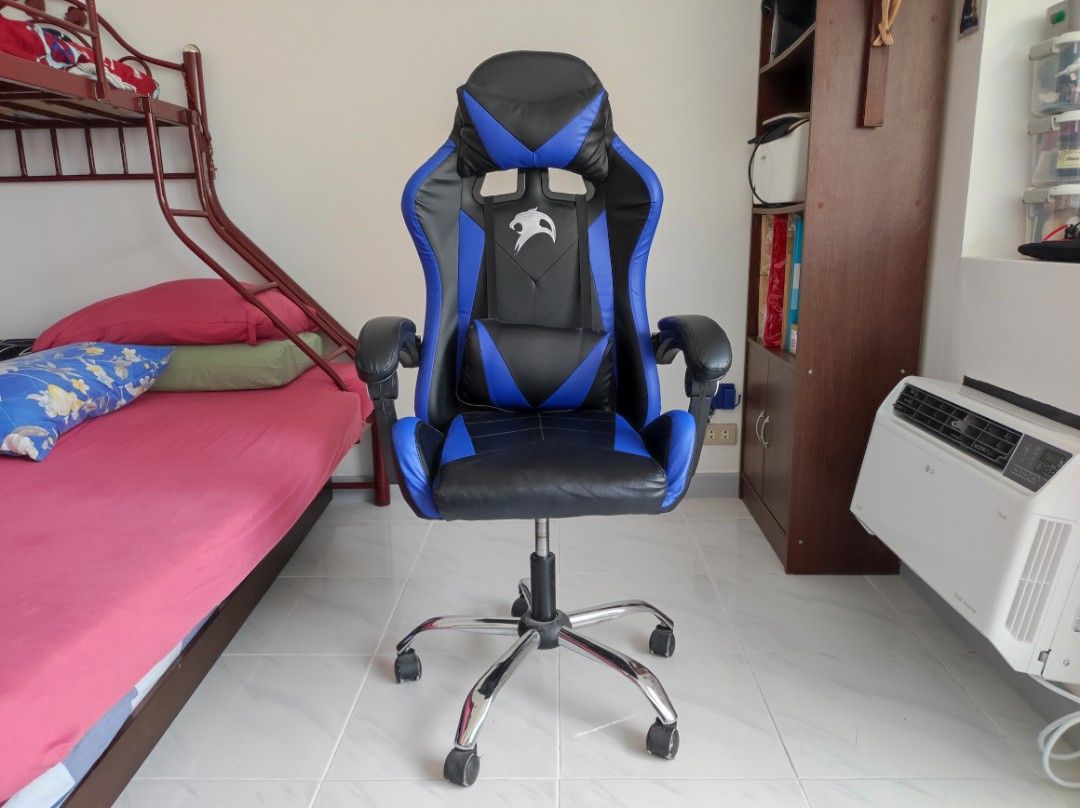 Panther Gaming Chair Nightfall Series (Black and Blue), Furniture ...