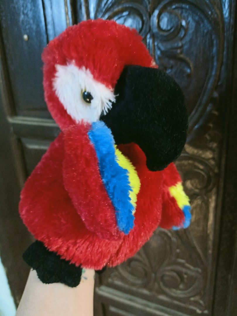 PARROT BIRD HAND PUPPET, Hobbies & Toys, Toys & Games on Carousell