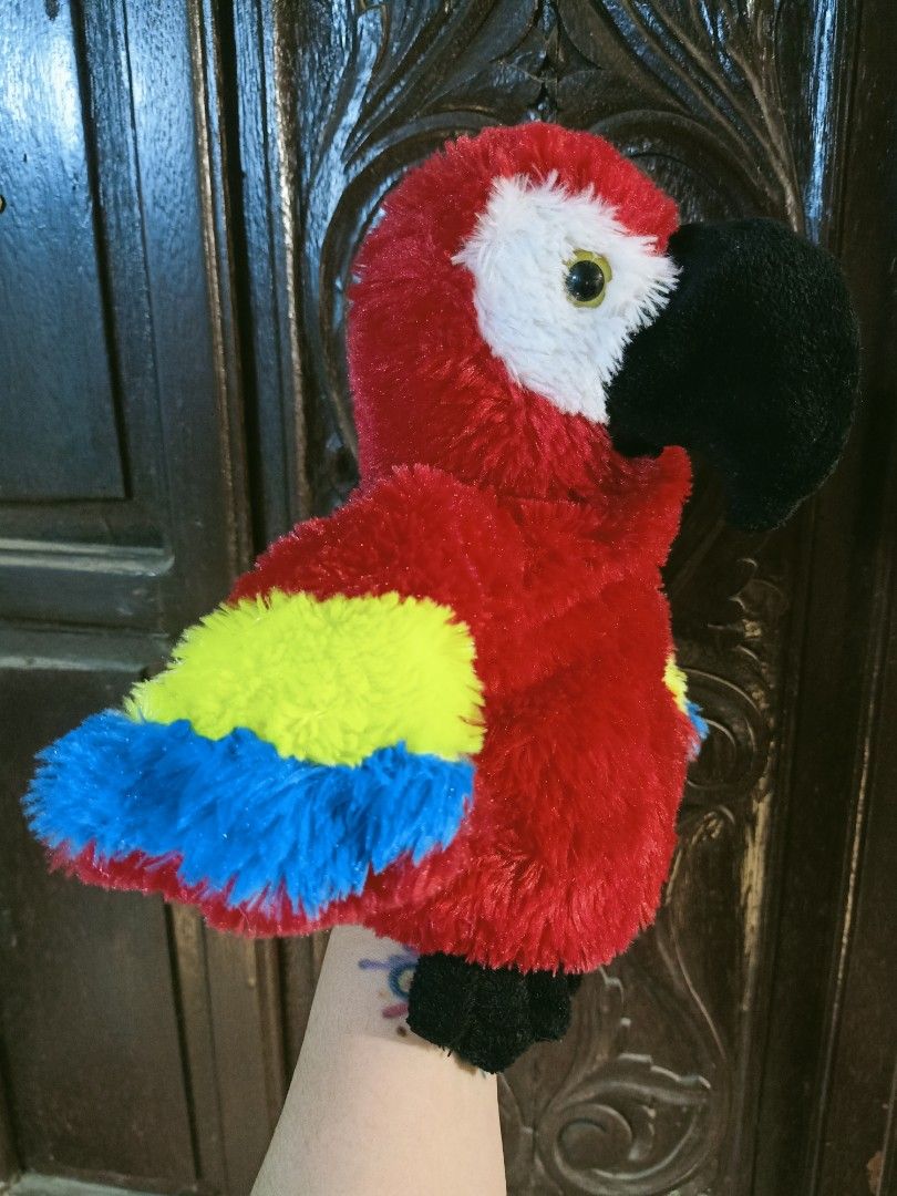 PARROT BIRD HAND PUPPET, Hobbies & Toys, Toys & Games on Carousell