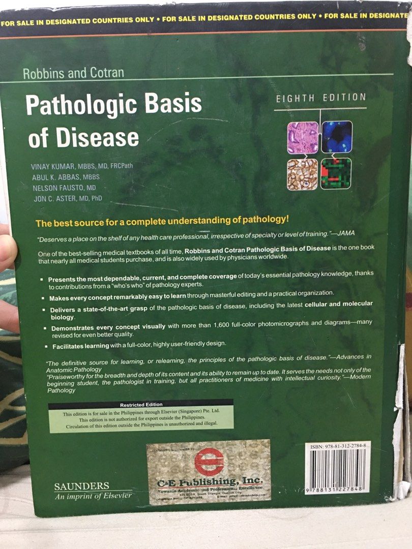 Pathologic Basis of Disease (Eight Edition) Robbins and Cotran, Hobbies ...