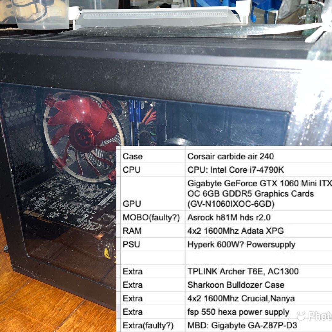 PC Spare Parts Bundle (Refer to sheet), Computers & Tech, Desktops on ...