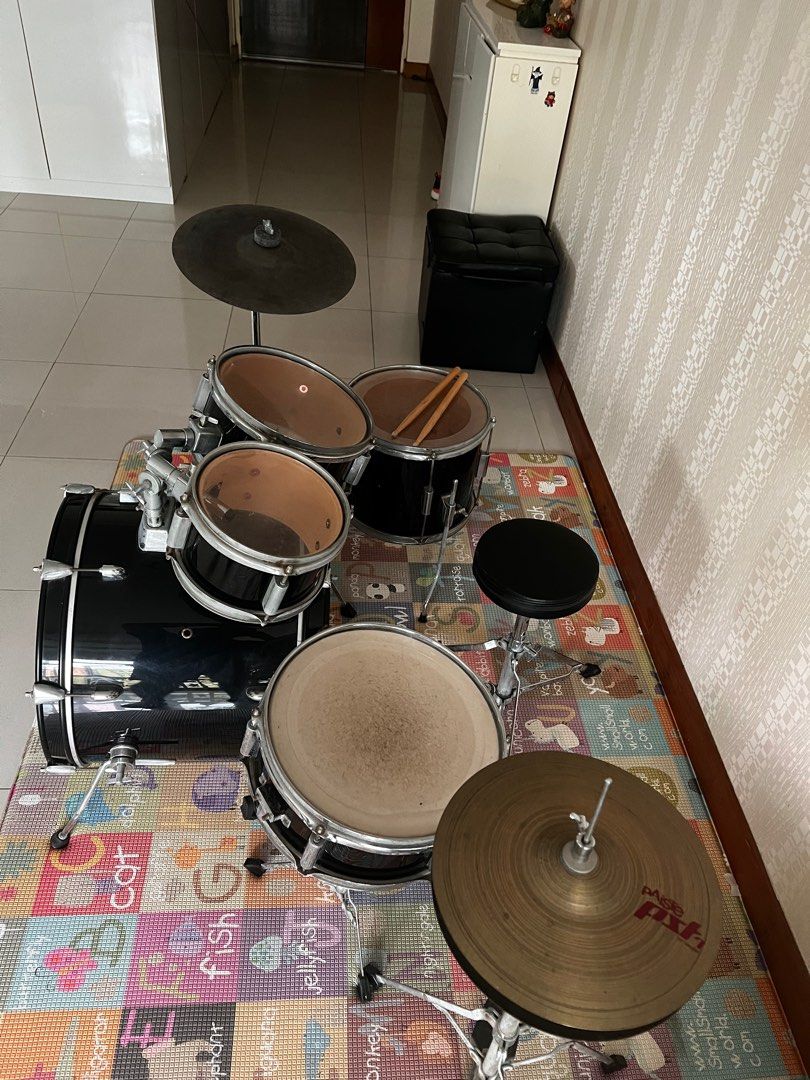 PDP Player 5-piece Complete Junior Drum Set, Hobbies & Toys, Music ...