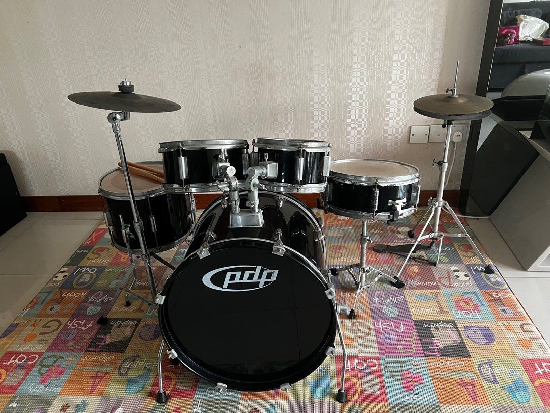 PDP Player 5-piece Complete Junior Drum Set, Hobbies & Toys, Music ...