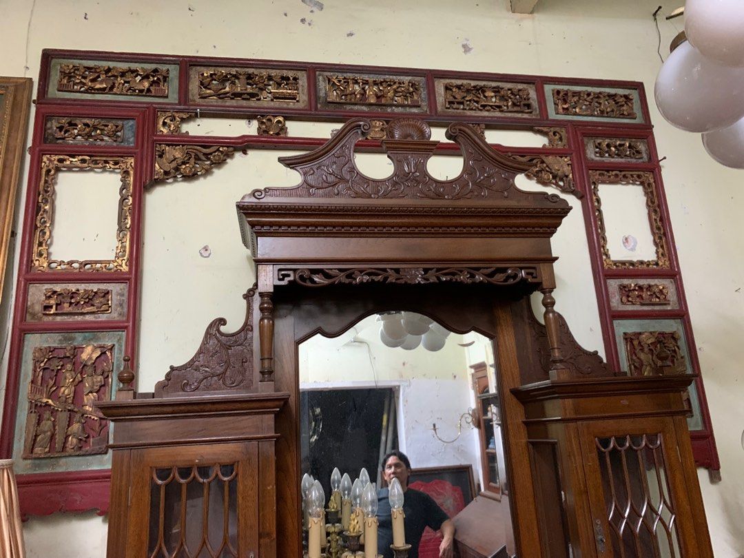 Peranakan Bed Frame, Furniture & Home Living, Home Decor, Wall Decor on ...