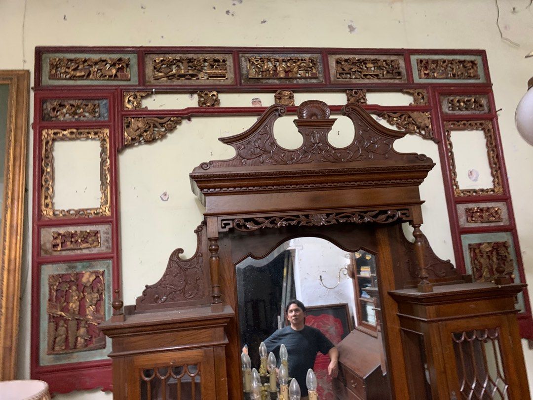 Peranakan Bed Frame, Furniture & Home Living, Home Decor, Wall Decor on ...