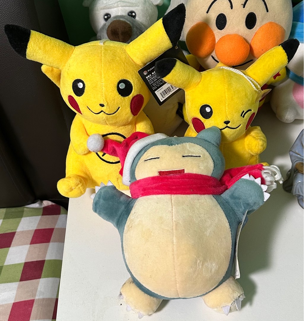 Pikachu / snorlax / kaws plush, Hobbies & Toys, Toys & Games on Carousell