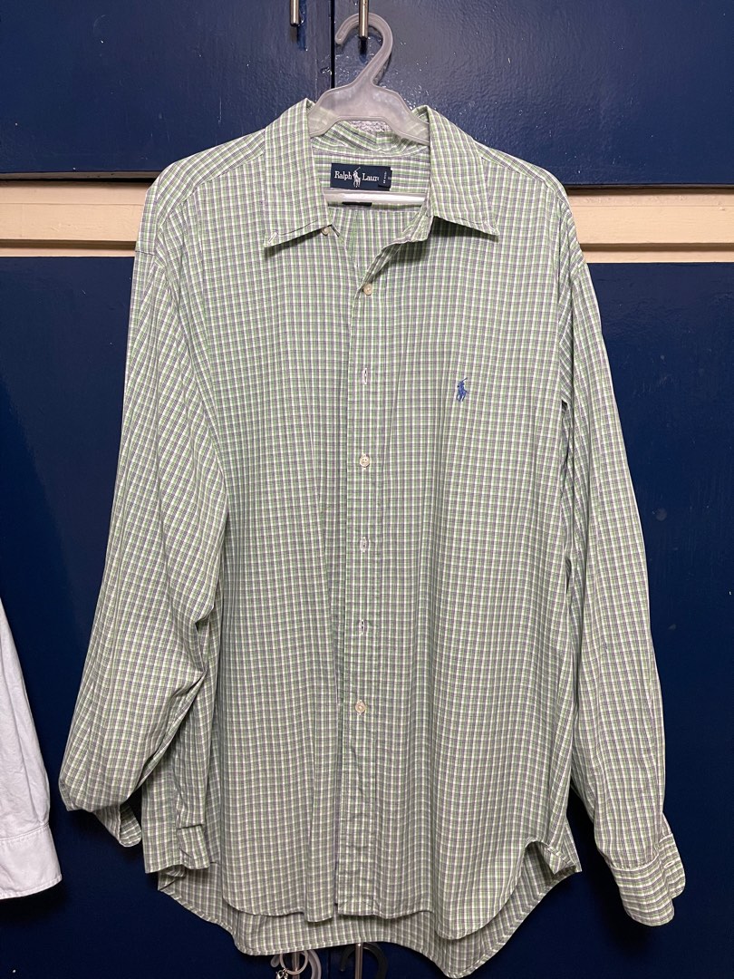 Polo Ralph Lauren Long Sleeves, Men's Fashion, Tops & Sets, Formal Shirts on Carousell