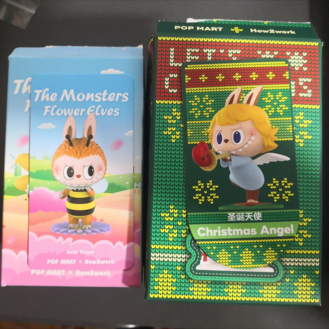 Popmart Labubu - Flower elves & Let's Christmas, Hobbies & Toys, Toys ...