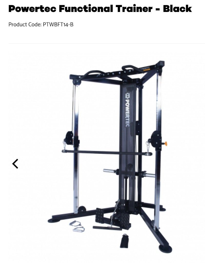 powertec functional multi gym trainer, Sports Equipment, Exercise ...