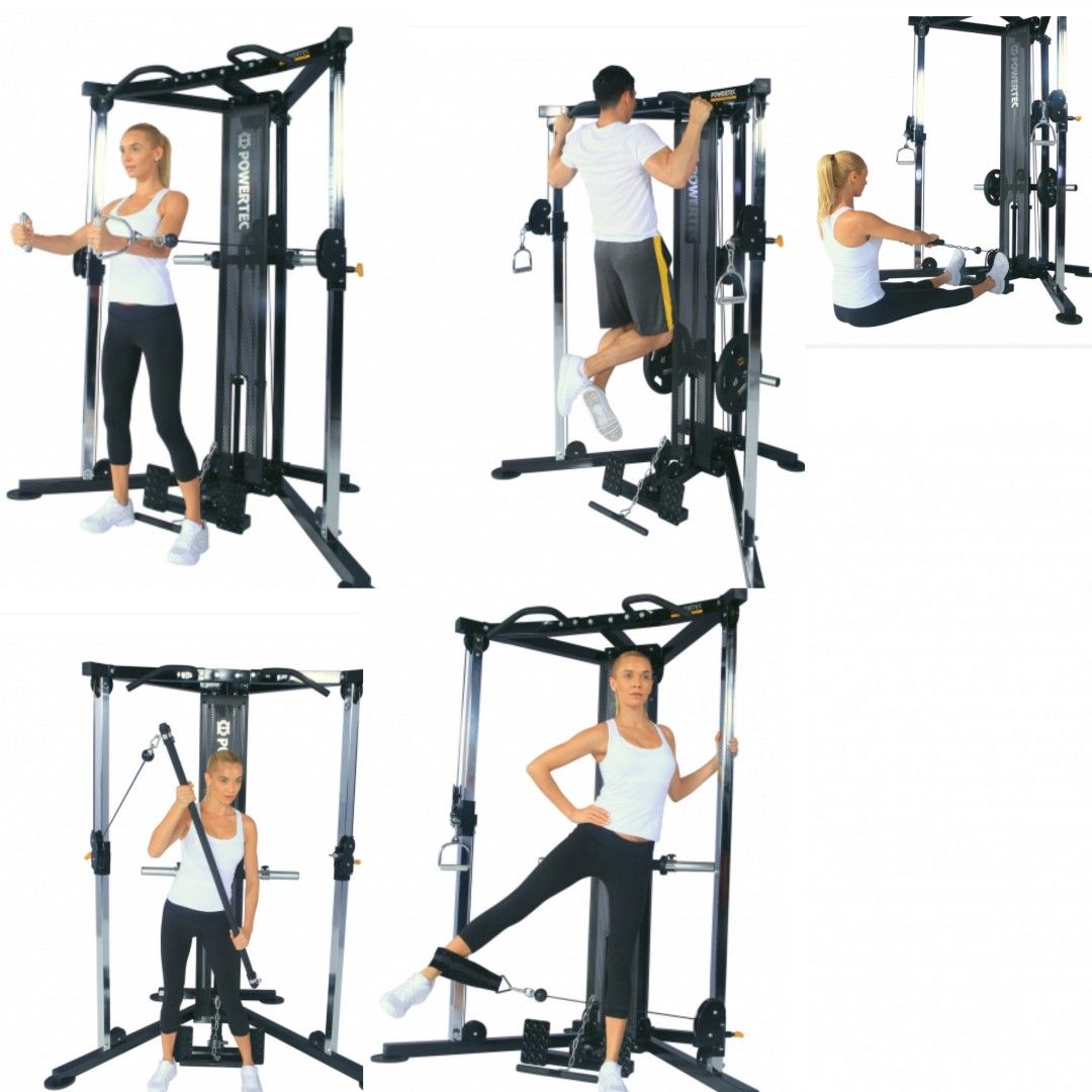 powertec functional multi gym trainer, Sports Equipment, Exercise ...