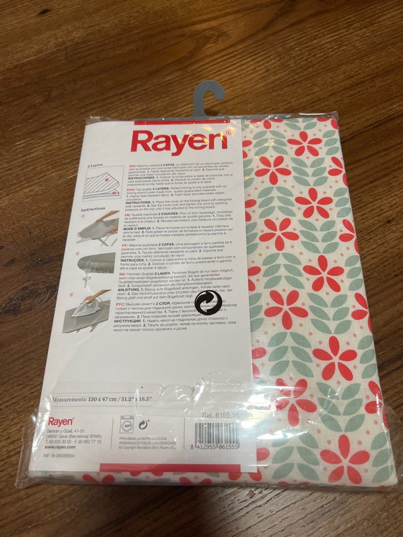Rayen ironing board cover, Furniture & Home Living, Cleaning & Homecare ...