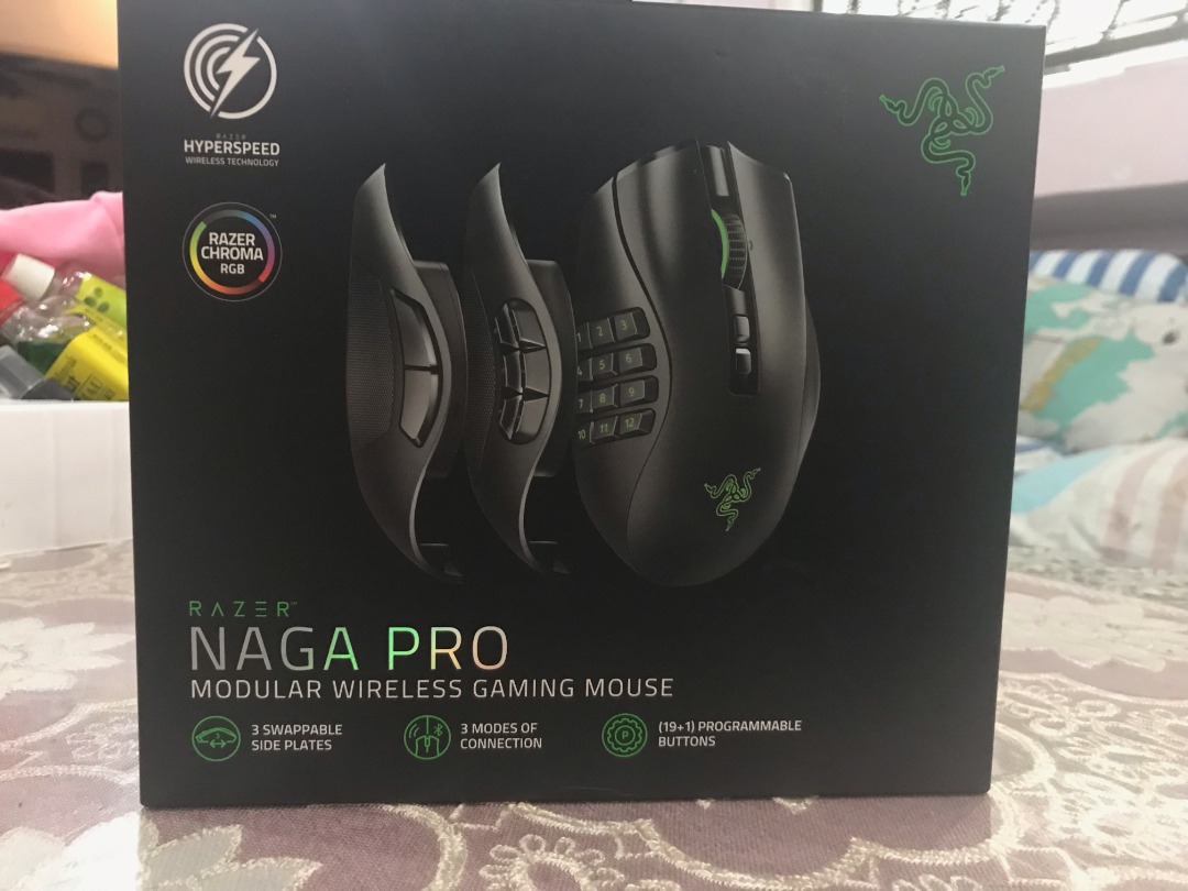 Razer Naga Pro Modular Wireless Gaming Mouse, Computers & Tech, Parts ...