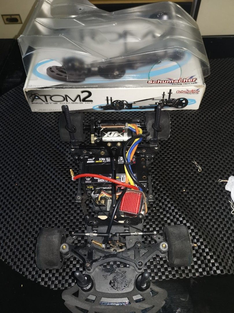 Rc car Schumacher 1/12 ATOM2 Pro GT12 Chassis, Hobbies & Toys, Toys ...